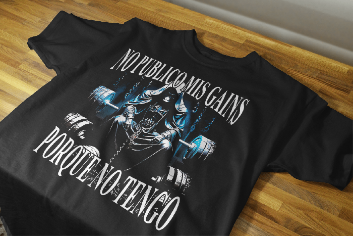 Playera color (Negro lisa) con estampado de Calacas Chidas :: anemik ego